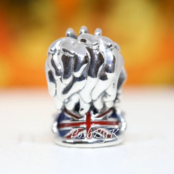 Pandora | Jewelry | Pandora Wavy Union Jack Lion Charm 79932c0 | Poshmark